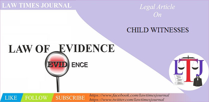 Child Witness - Law Times Journal