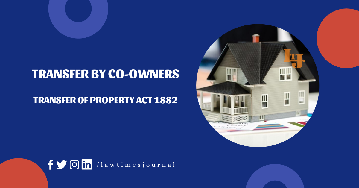 Transfer by co-owners - Law Times Journal